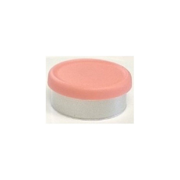 Peach 20mm Matte Flip Cap Vial Seal by WEST PHARMACEUTICALS