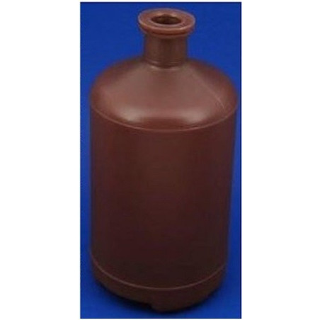 500ml Amber Plastic Serum Bottle Vial, HDPE, Case of 140