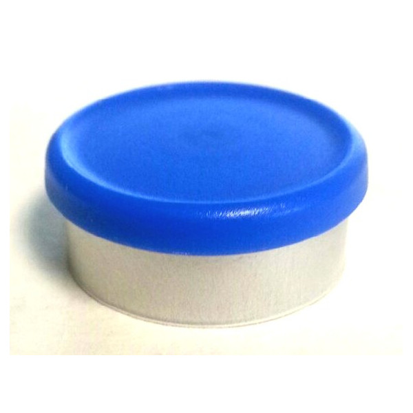 Royal Blue 20mm Matte Flip Cap Vial Seal by WEST PHARMACEUTICALS