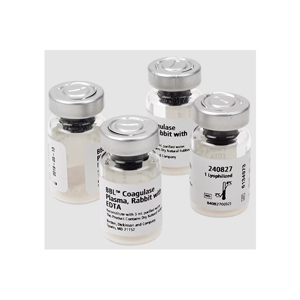 BD BBL Coagulase Plasma Rabbit with EDTA, Pk of 10 x 3ml, 240827